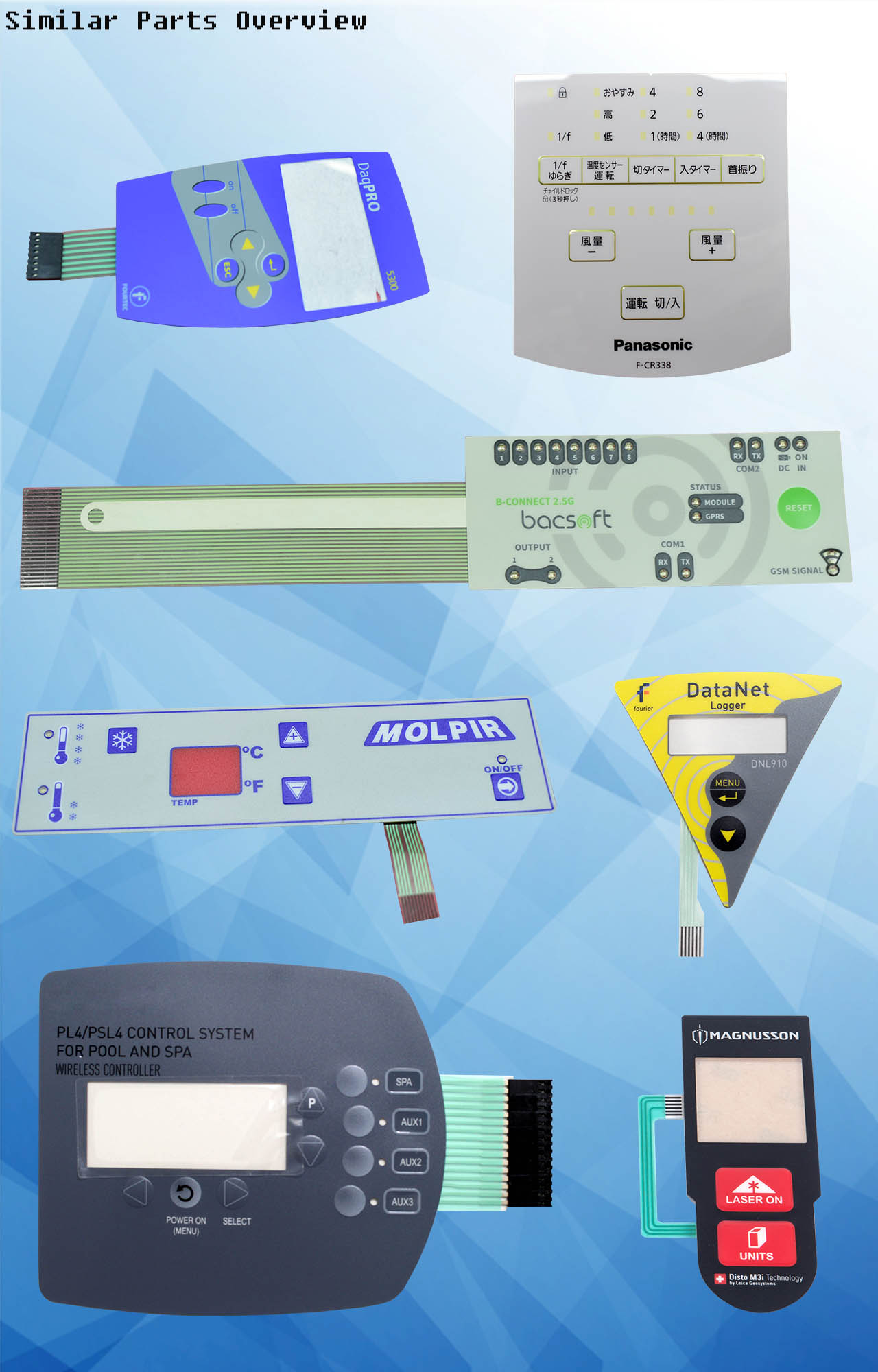 LED Embossed Membrane Switch - Buy LED Membrane Switch, Embossed ...